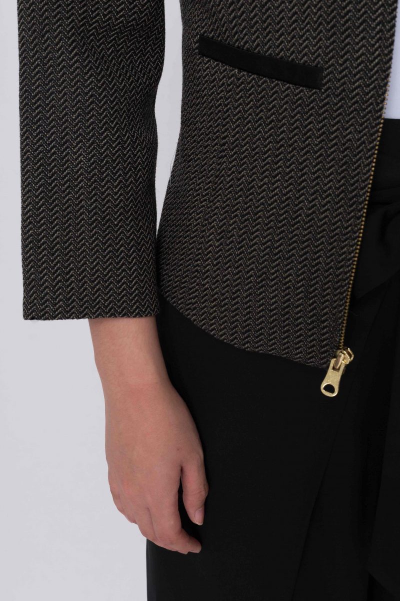 Monochrome Zipped ‘Sydney’ Blazer – UnitedConcepts – All Day, Everyday