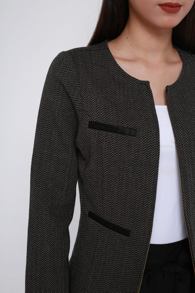 Monochrome Zipped ‘Sydney’ Blazer – UnitedConcepts – All Day, Everyday